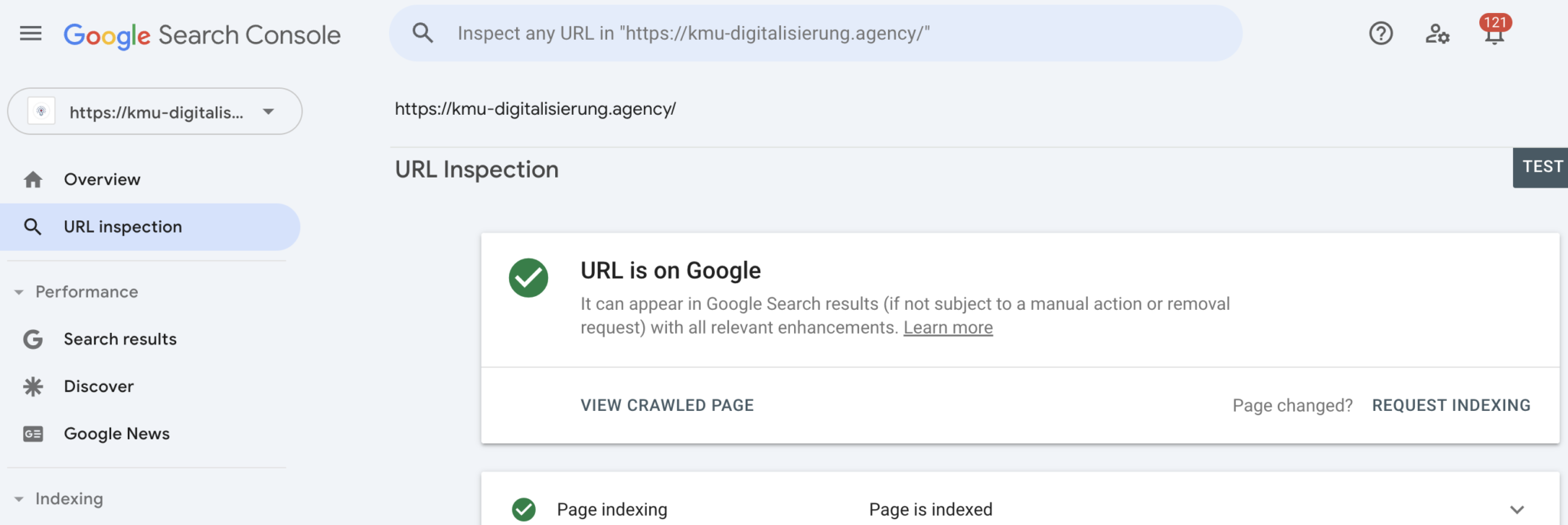 Google Search Console URL-Prüfung: Indexierung & Live-Test erklärt